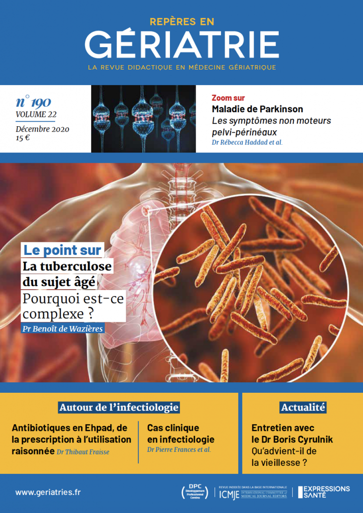 Une métastase digestive : ganglion de Troisier - Repères en Gériatrie