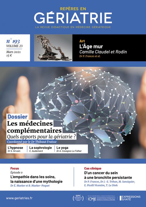 Une métastase digestive : ganglion de Troisier - Repères en Gériatrie