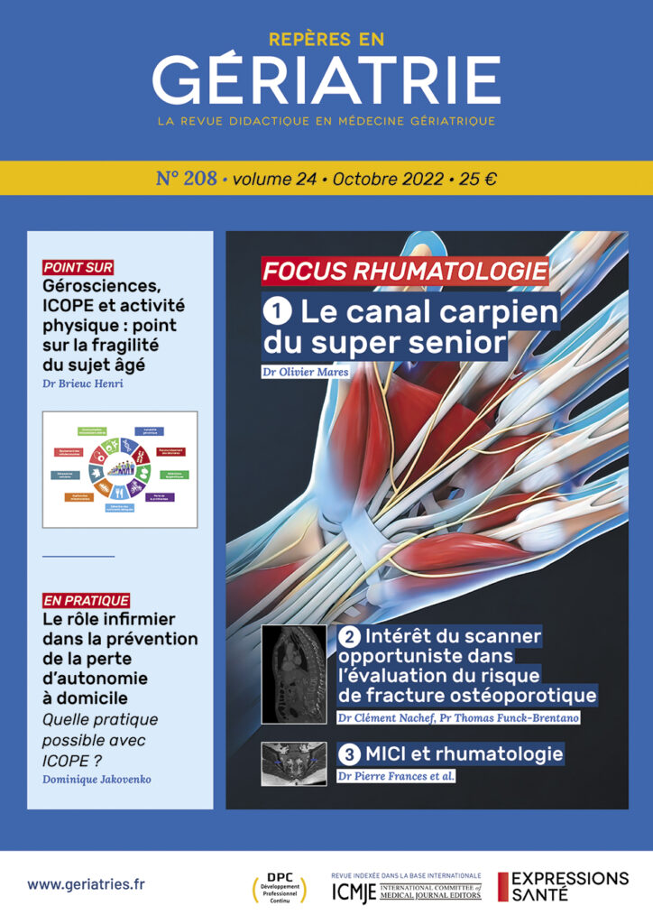 Une métastase digestive : ganglion de Troisier - Repères en Gériatrie