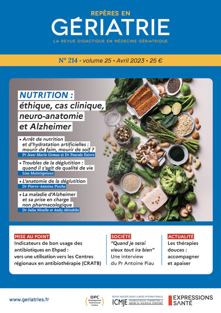 Une métastase digestive : ganglion de Troisier - Repères en Gériatrie