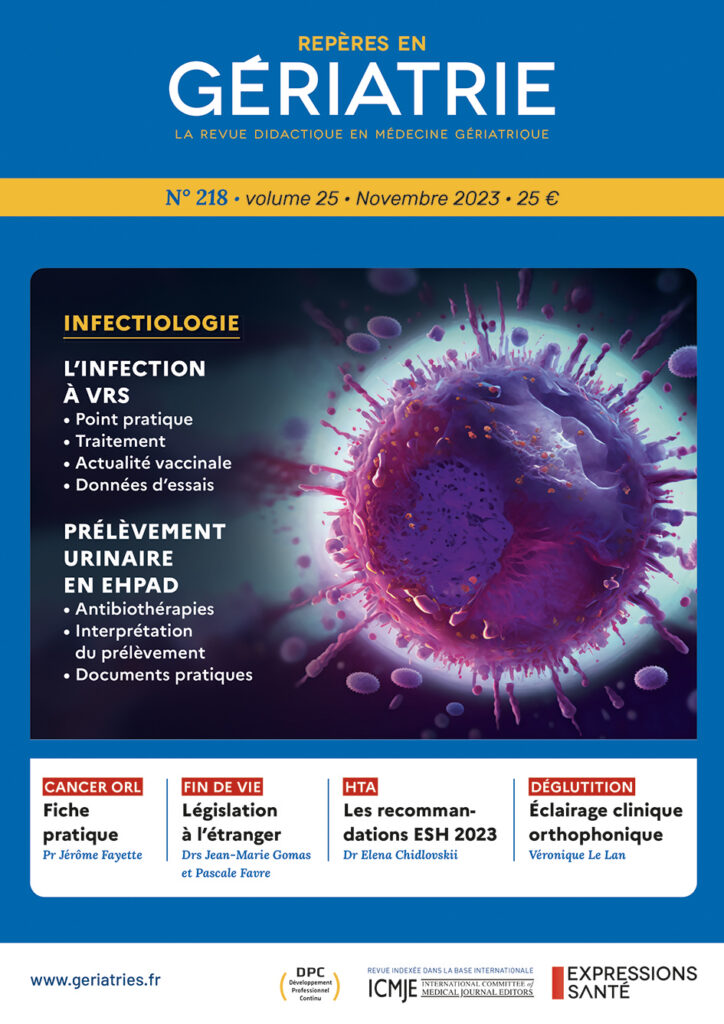 Une métastase digestive : ganglion de Troisier - Repères en Gériatrie